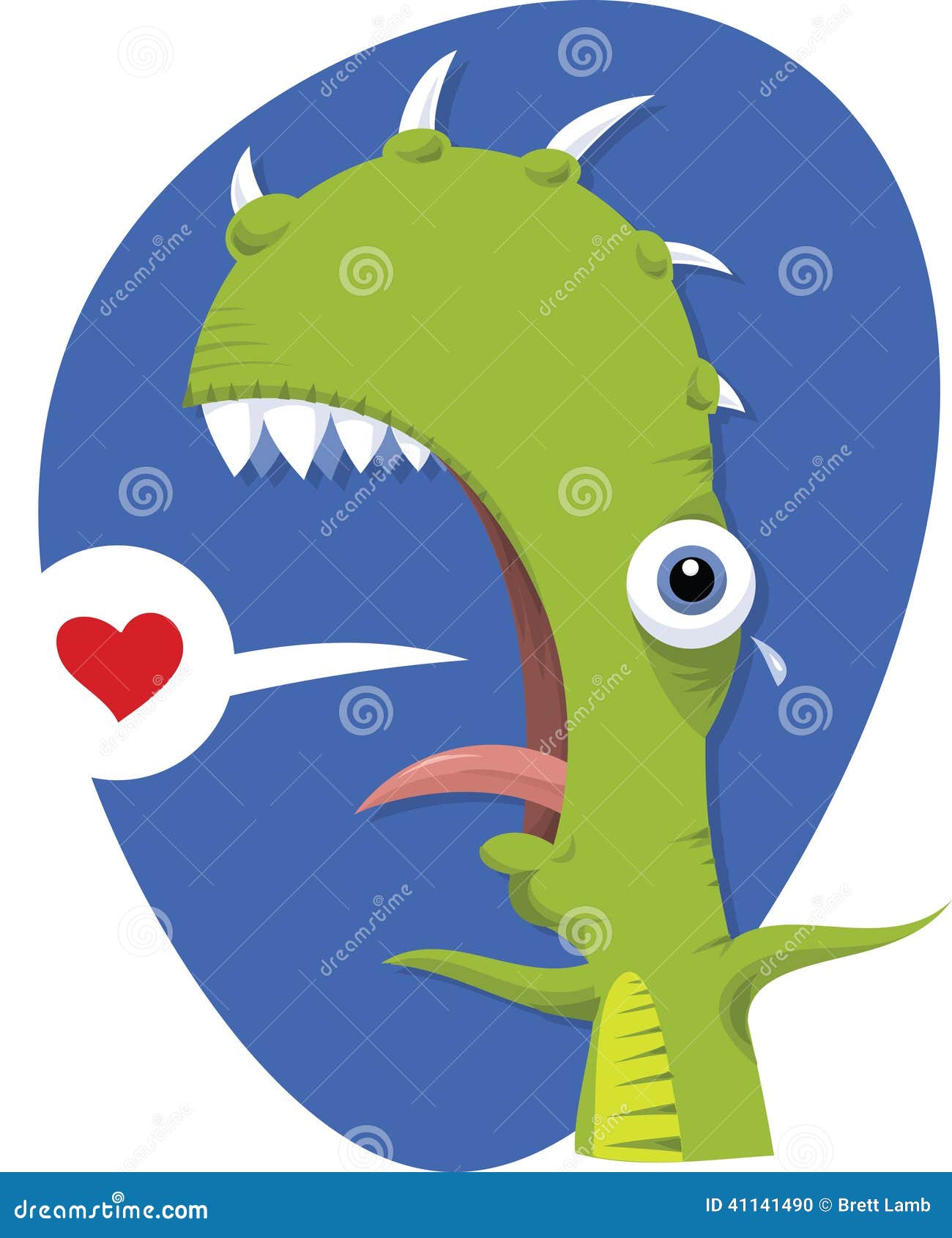 Alien in Love stock illustration. Illustration of extraterrestrial ...