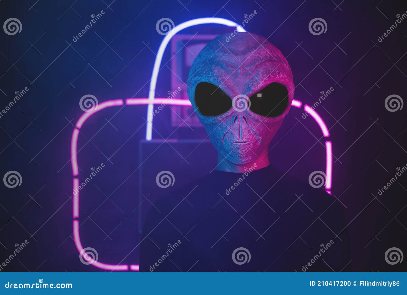 Alien stock photo. Image of comer, visit, futuristic - 210417200