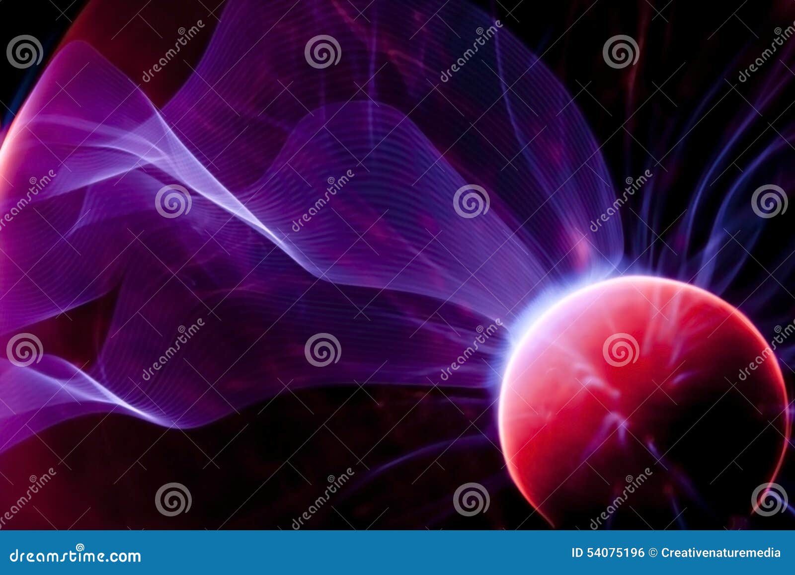 Alien Orb - Plasma Ball stock photo. Image of lightning - 54075196