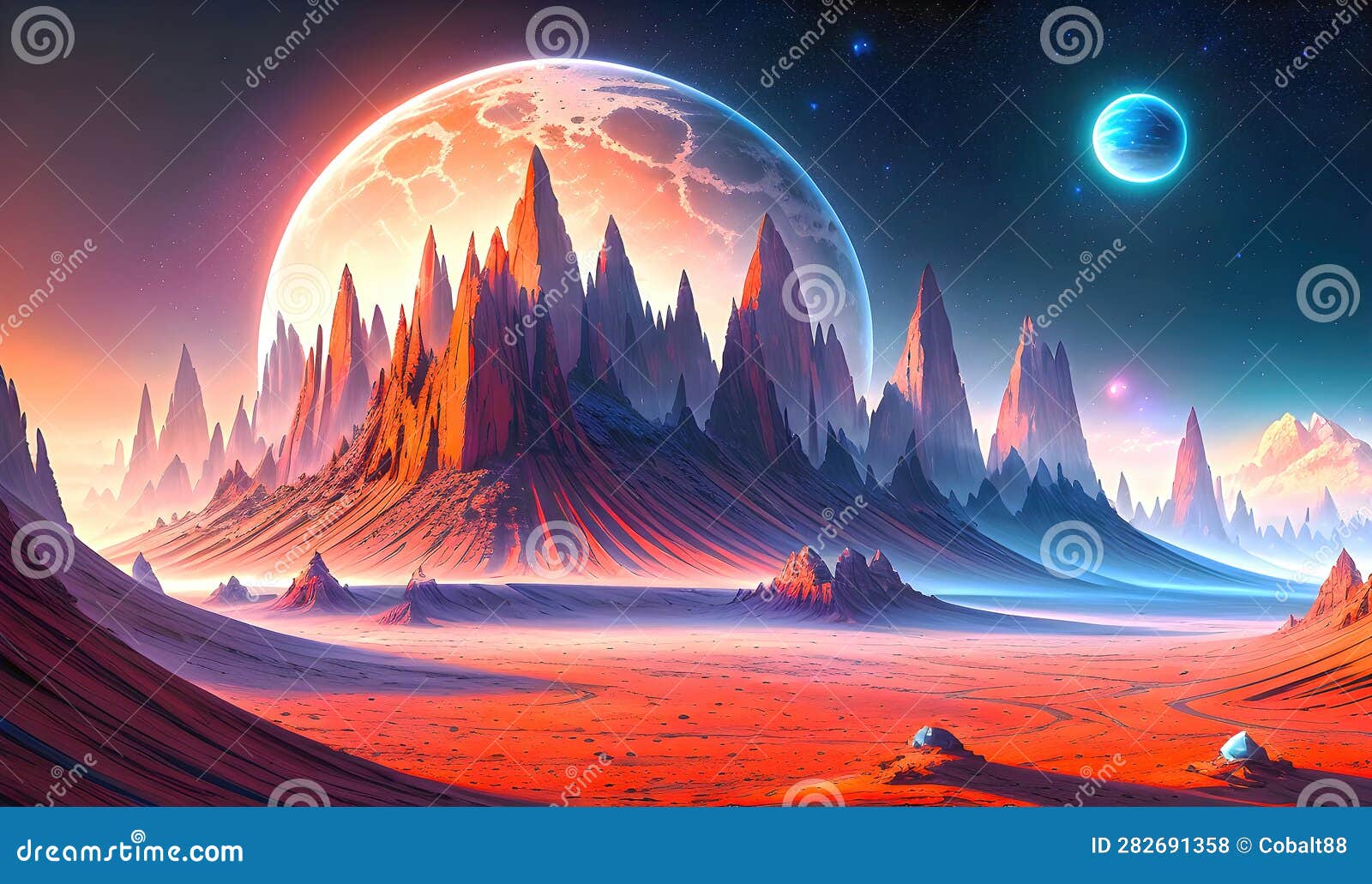 Imaginary Fictional Architecture. Archway With Beige Marble Walls. Generative Ai Royalty-Free ...