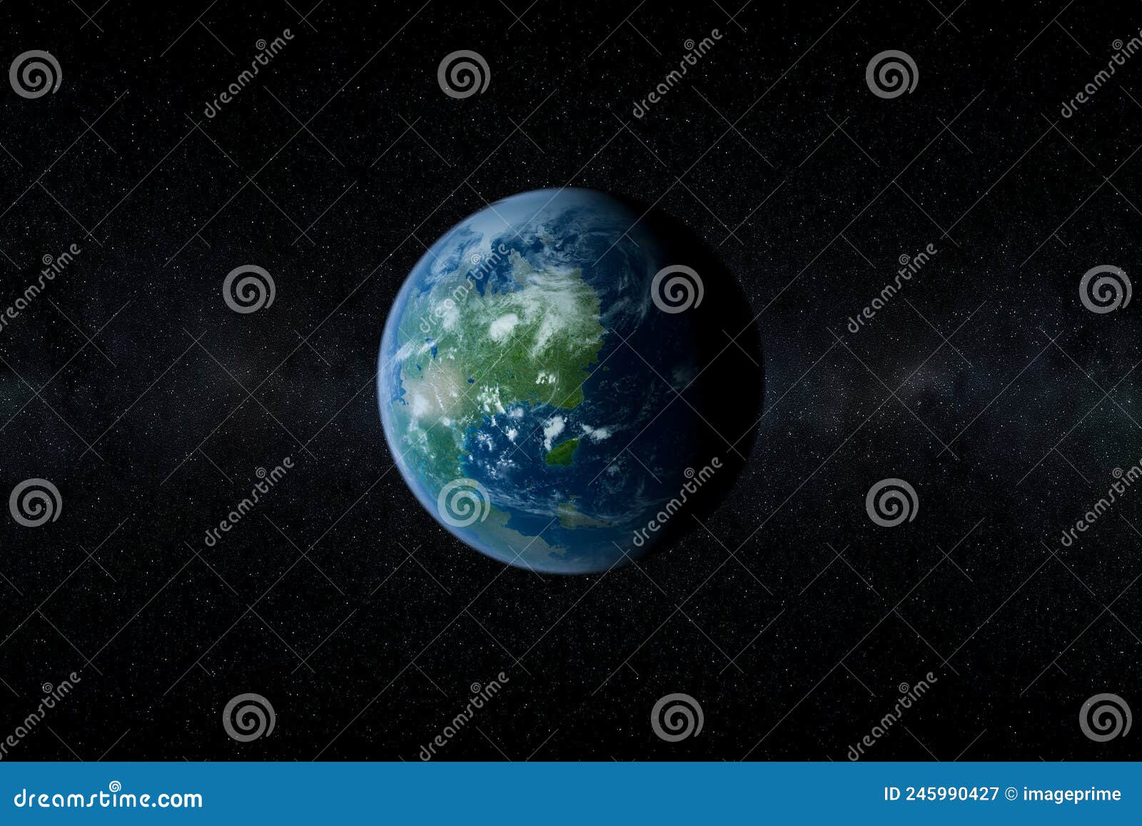 Alien Planet Earth Outer Space Stock Image - Image of nasa, planet ...