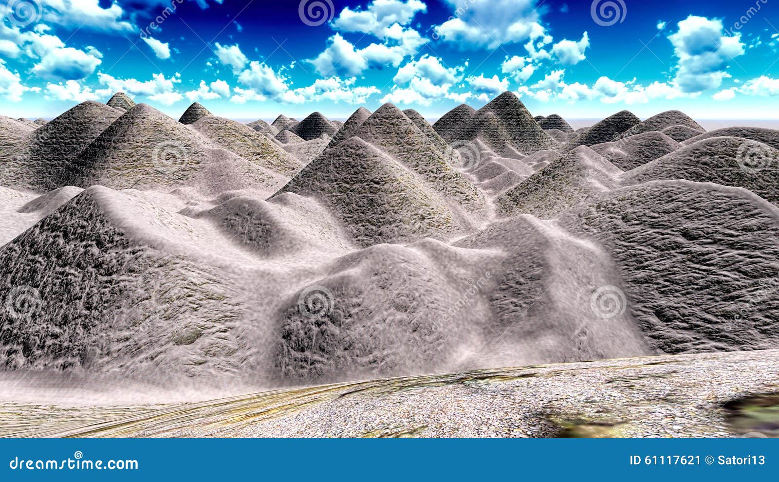 Alien planet scenery stock image. Image of desert, earth - 61117621