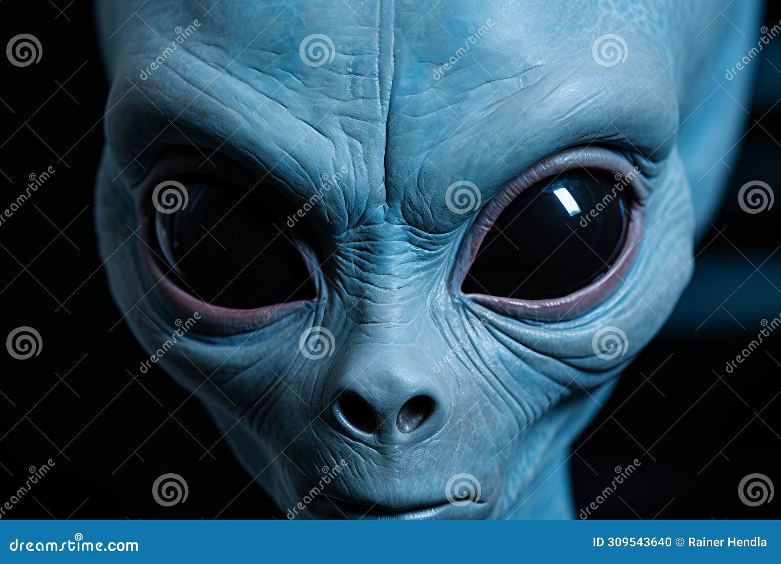 Alien Portrait. Captivating Sci-fi Concept from the Depths of Outer ...