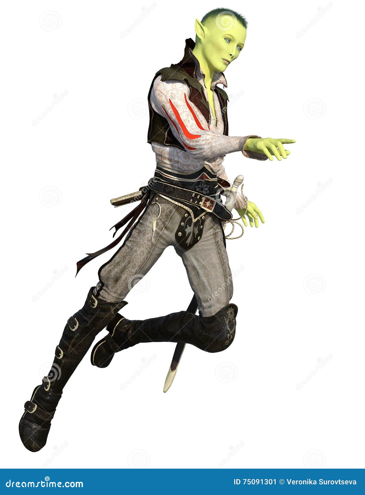 Alien prince flying stock illustration. Illustration of enigma - 75091301