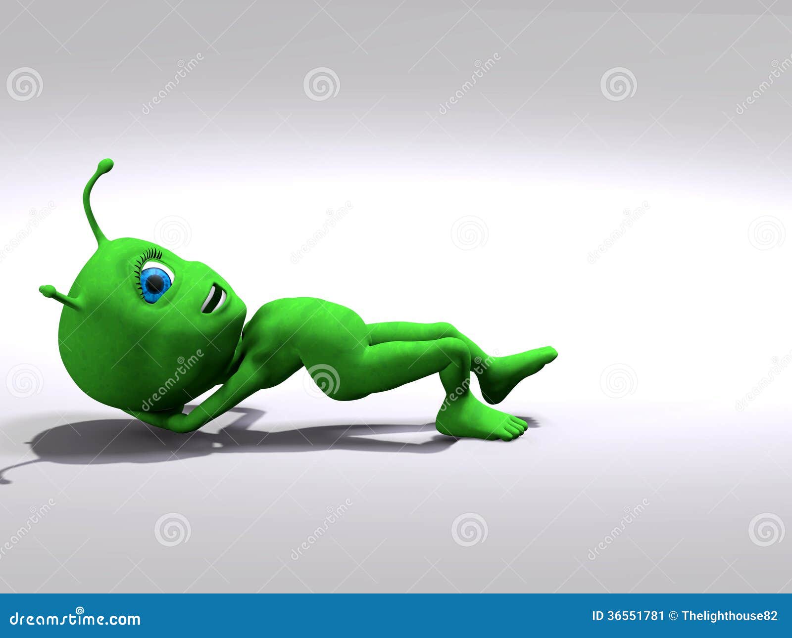 Alien - relax stock illustration. Illustration of advertising - 36551781