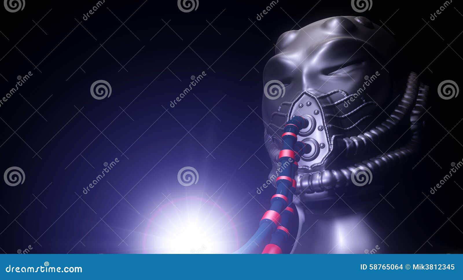 A Captured Robot Under Interrogation. Torture Of Artificial ...