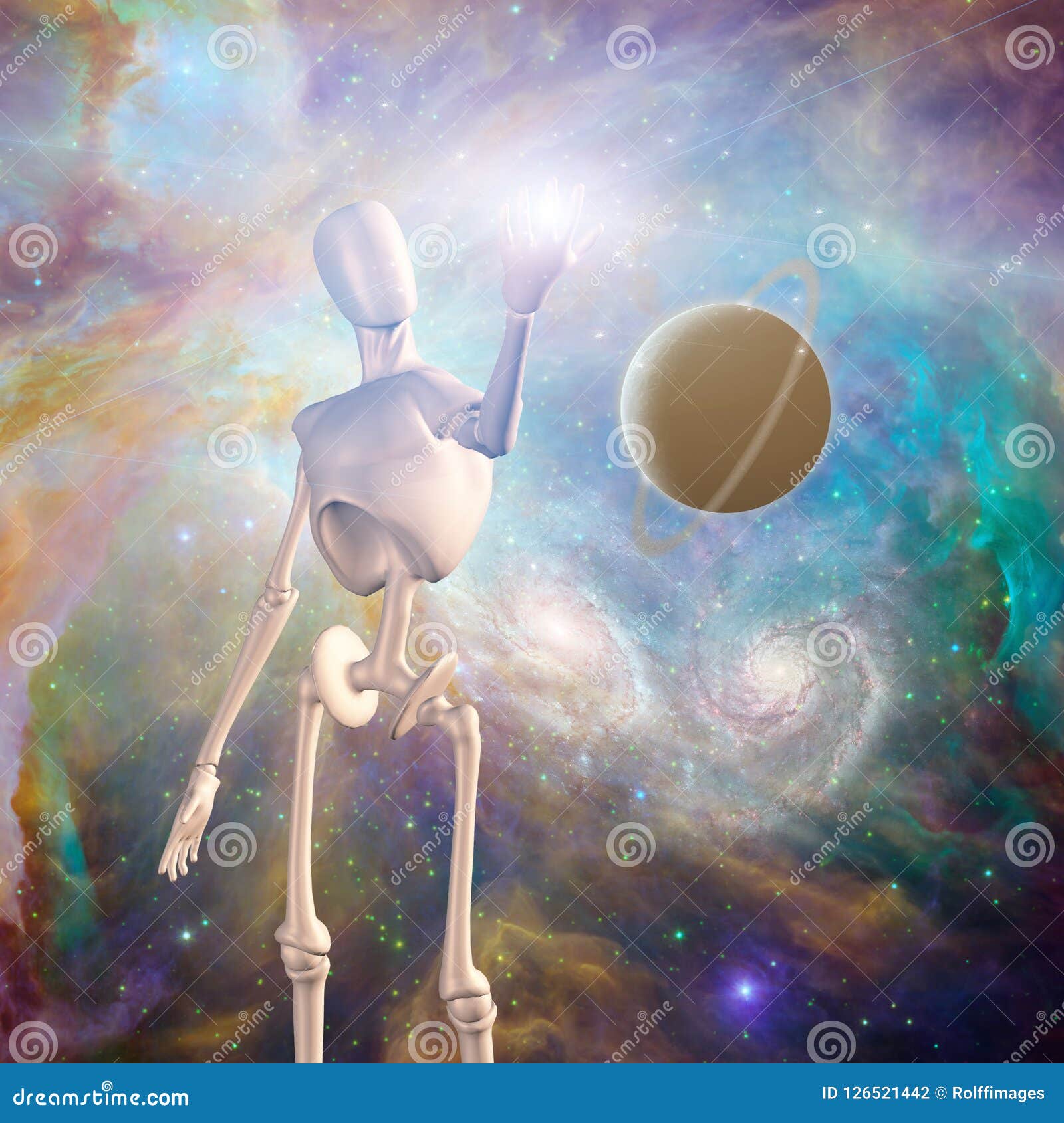 Alien Robot Girl Stock Photography | CartoonDealer.com #12273770