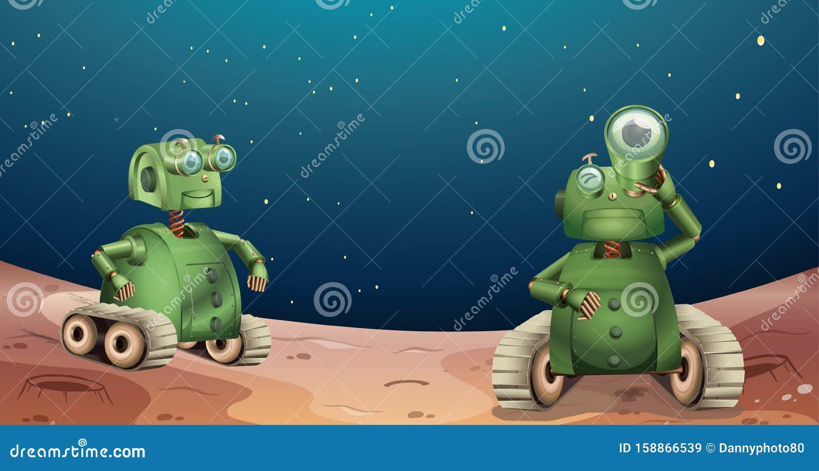 Alien Robots Invading Earth Royalty-Free Stock Photography ...
