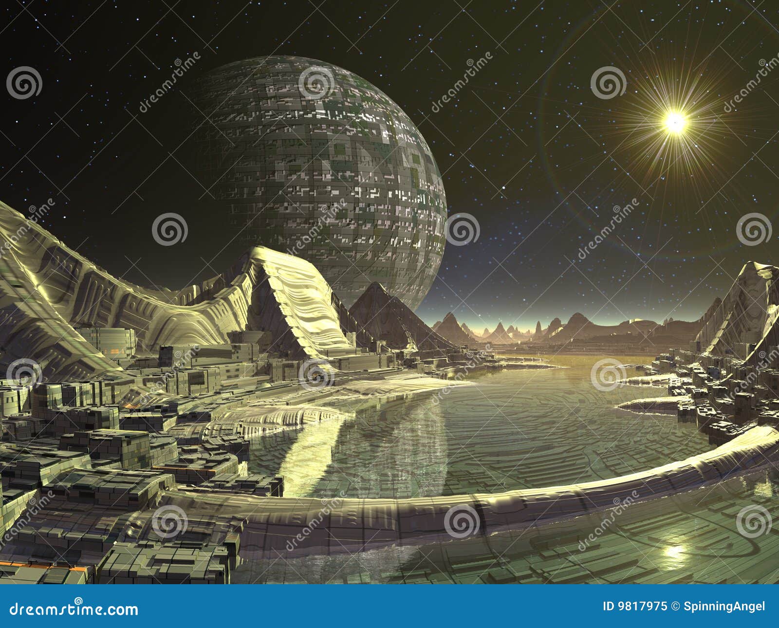 Alien Satellite City Stock Illustrations – 1,263 Alien Satellite City ...