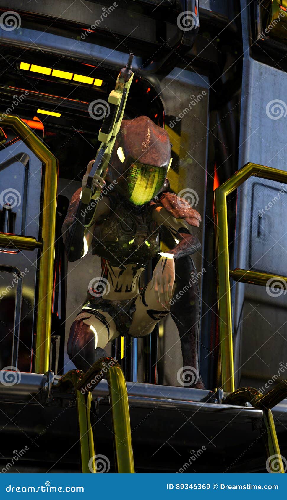 Alien Scifi Soldier Stock Illustrations – 1,506 Alien Scifi Soldier ...