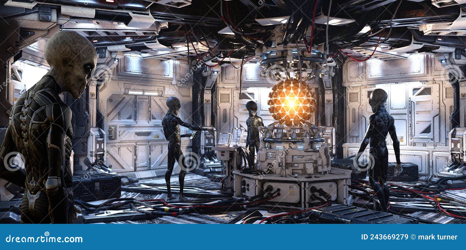 Sci-fi Alien Deck. Isolated Transparent PNG. Elevated Futuristic Dock ...