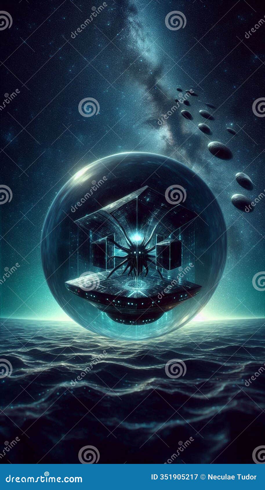 Invasion Red Balloon Ladybug On Doily Stock Photography | CartoonDealer ...