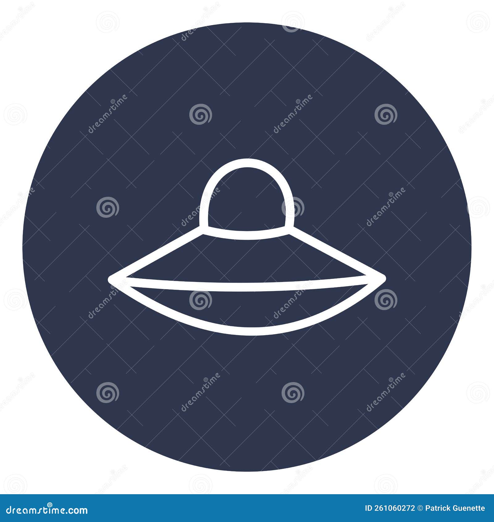 Alien ship, icon stock vector. Illustration of cartoon - 261060272