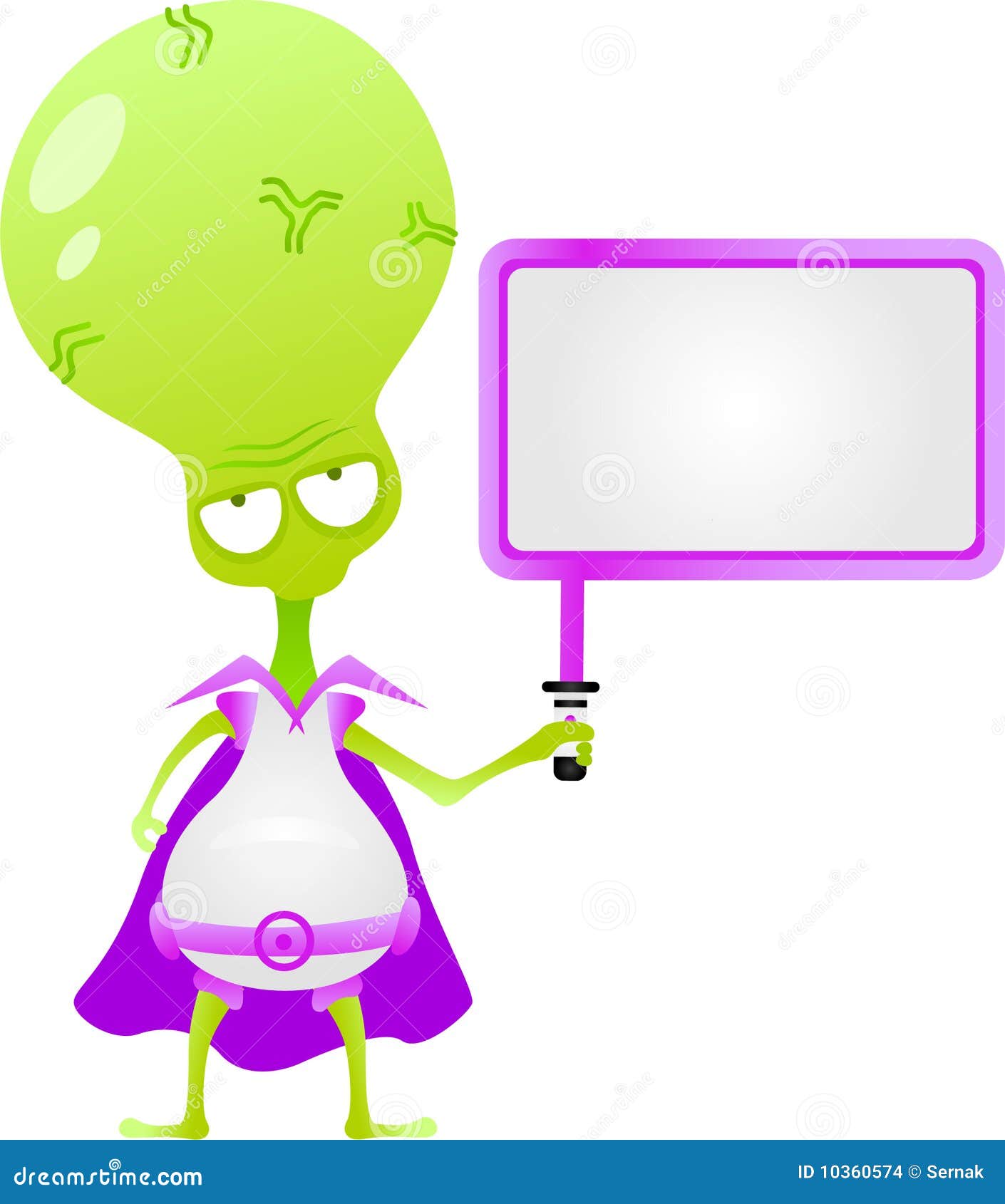 Alien signboard stock vector. Illustration of laser, retro - 10360574