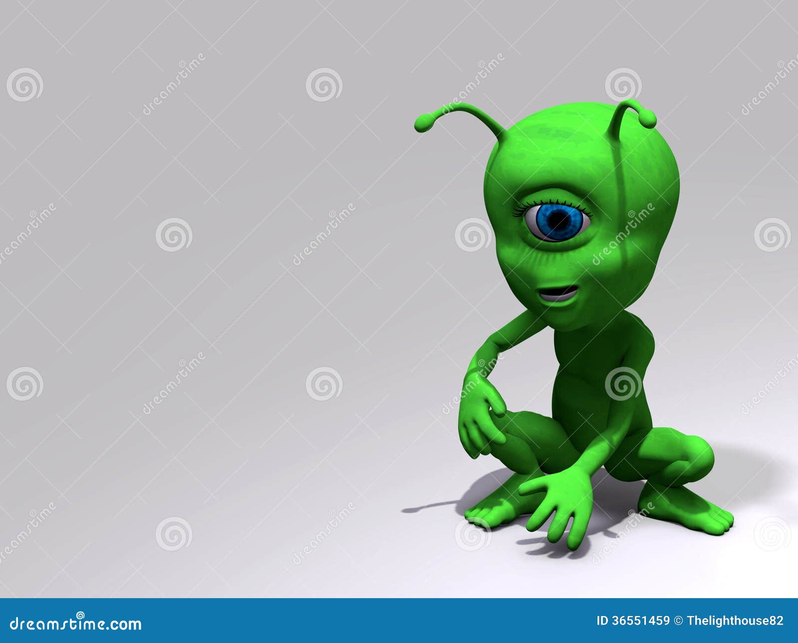 Alien - sitting stock illustration. Illustration of symbol - 36551459