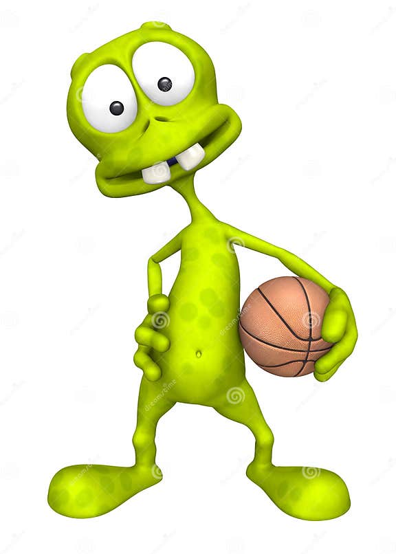 Alien (Space Basketball) stock illustration. Illustration of ball - 2065607