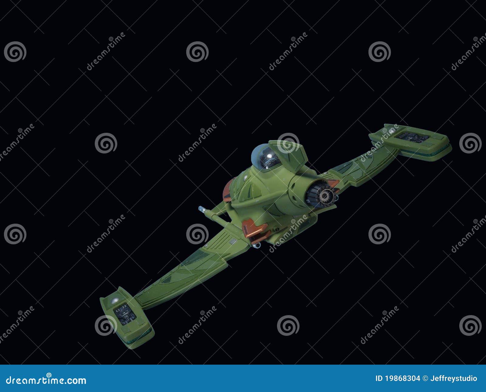Alien Space Fighter stock photo. Image of blaster, spaceships - 19868304
