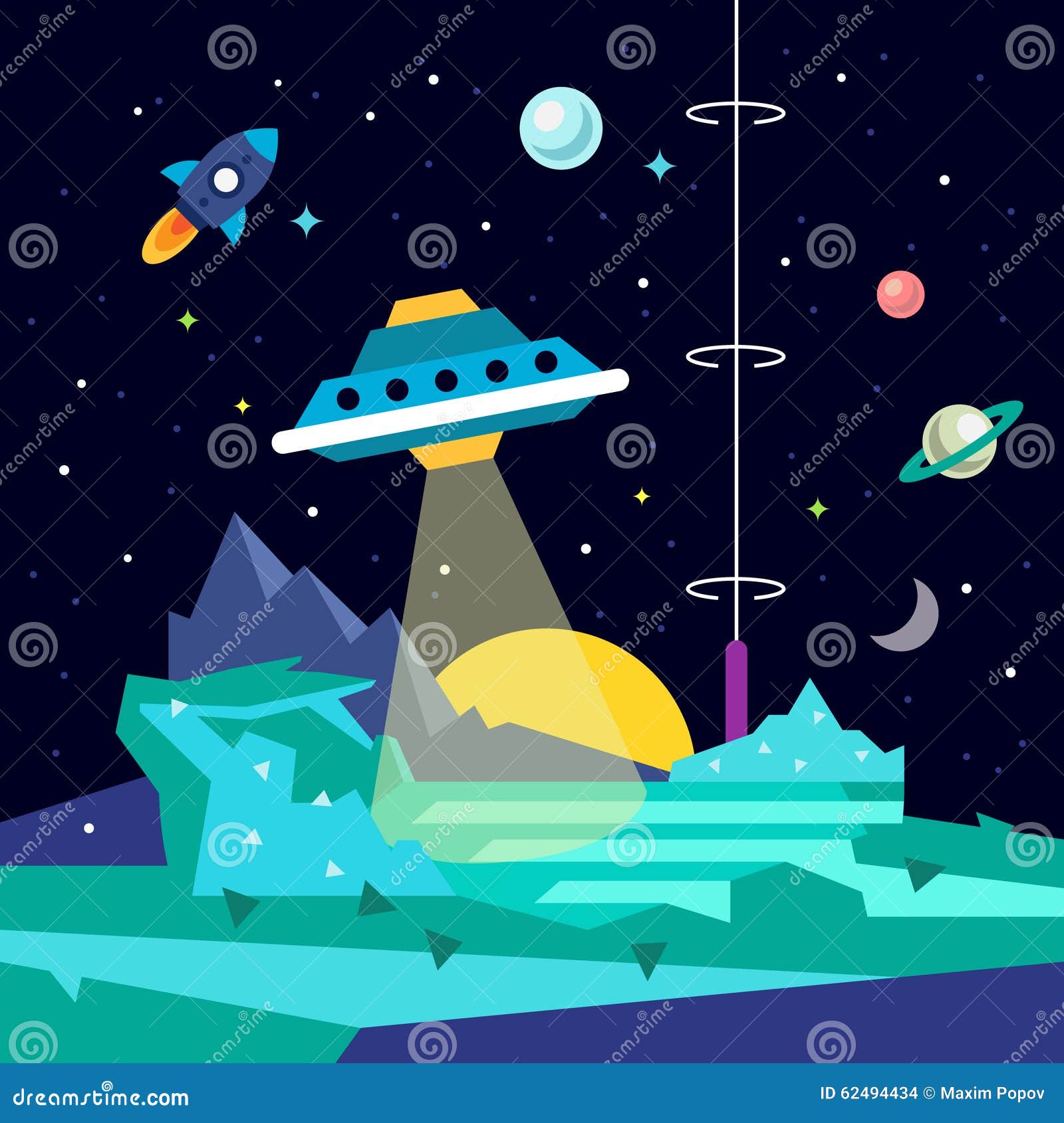 Alien In A Space Suit, A Fantastic Funny Humanoid Character, A Monster ...