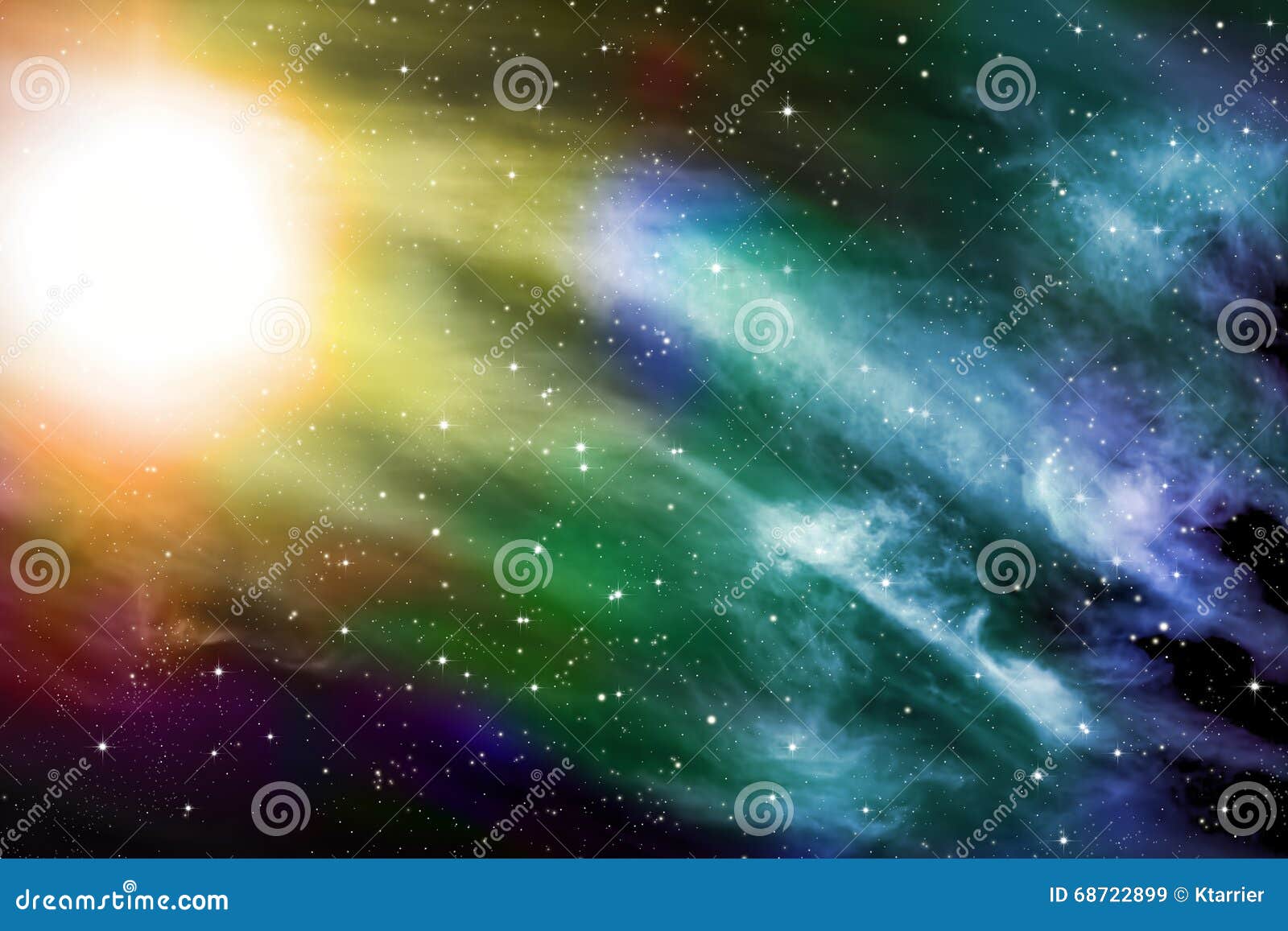 Alien space scene stock illustration. Illustration of background - 68722899