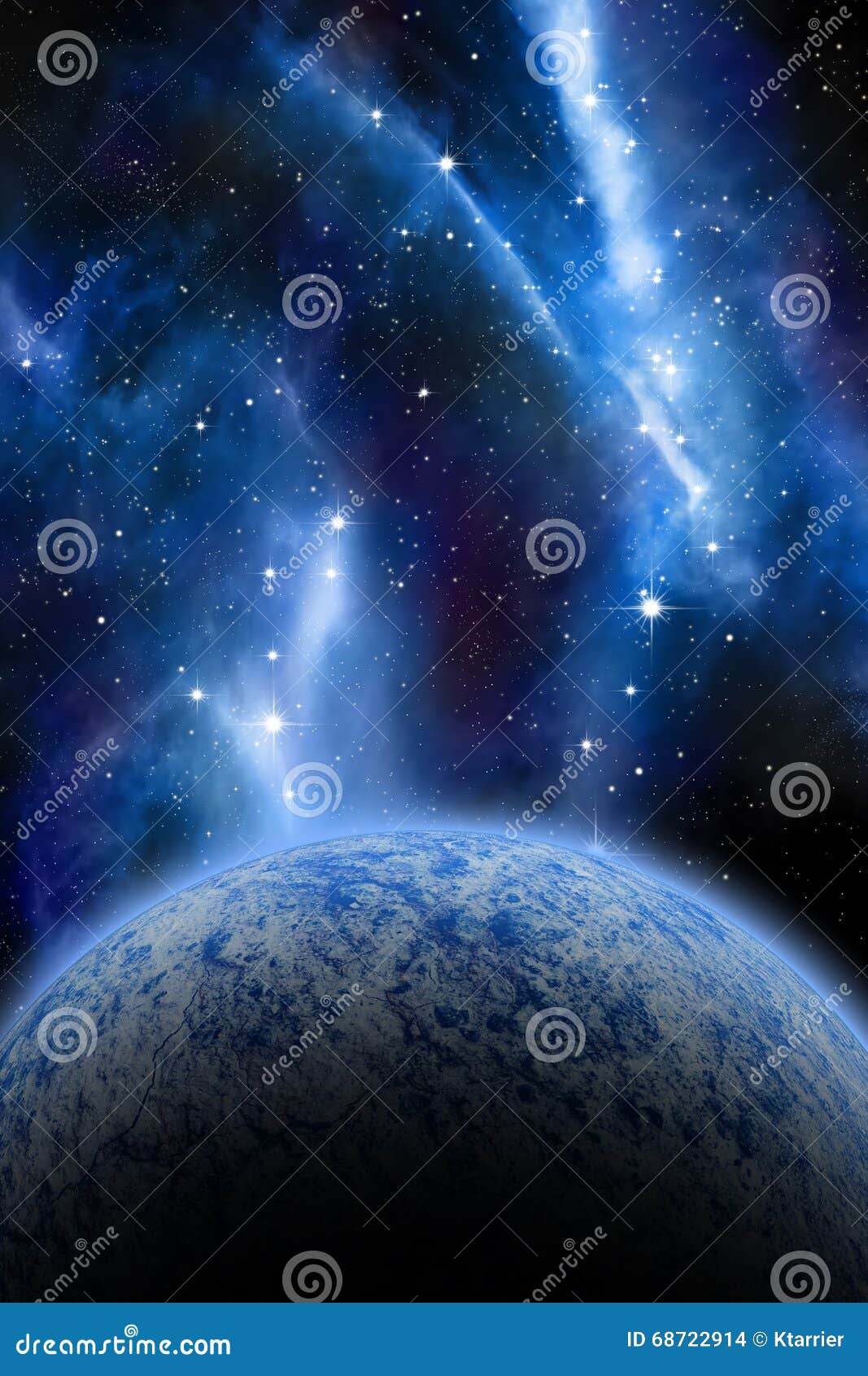 Alien space scene stock illustration. Illustration of scifi - 68722914
