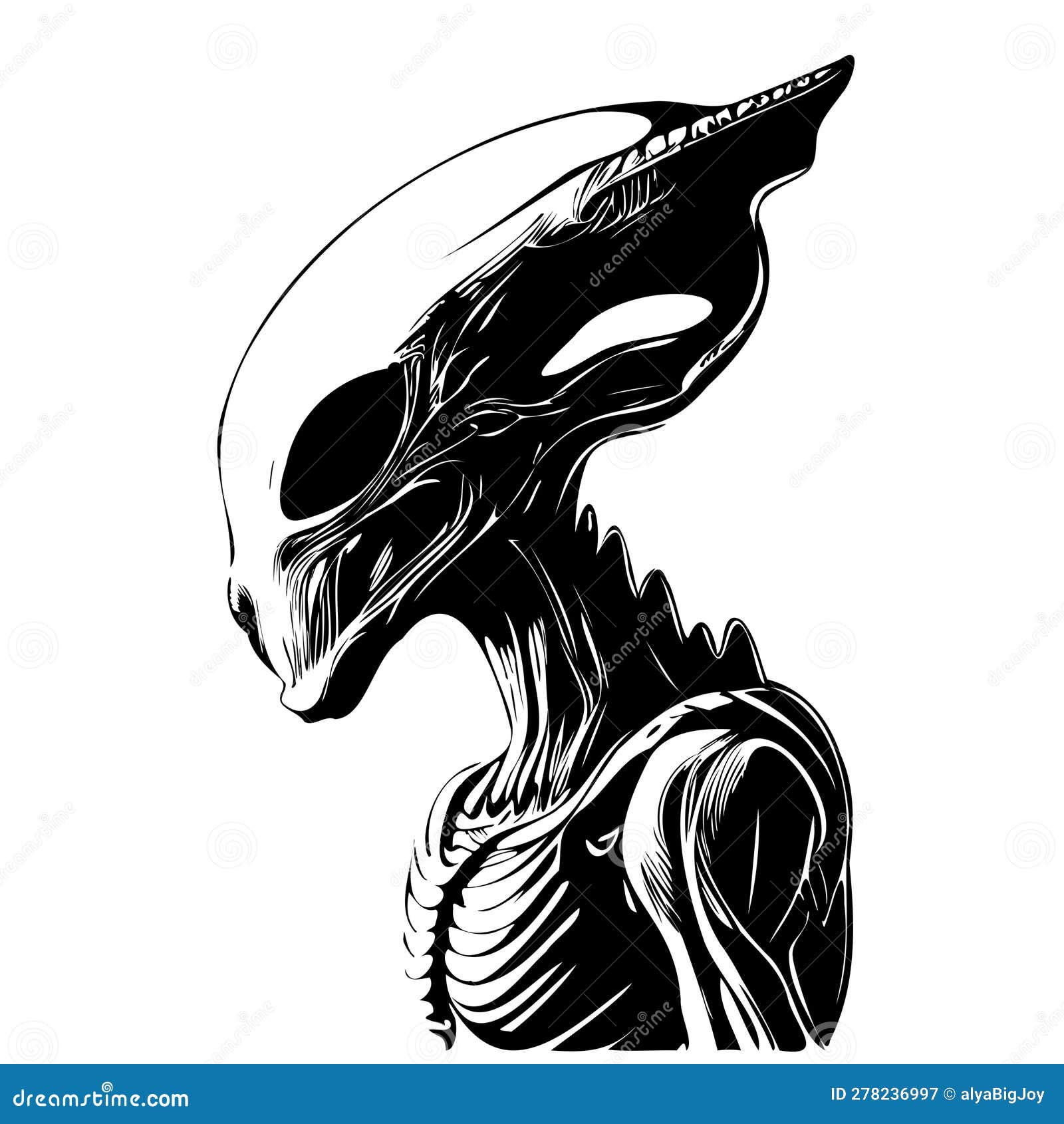 Alien Space Sketch Hand Drawn in Doodle Style Vector Illustration Stock ...