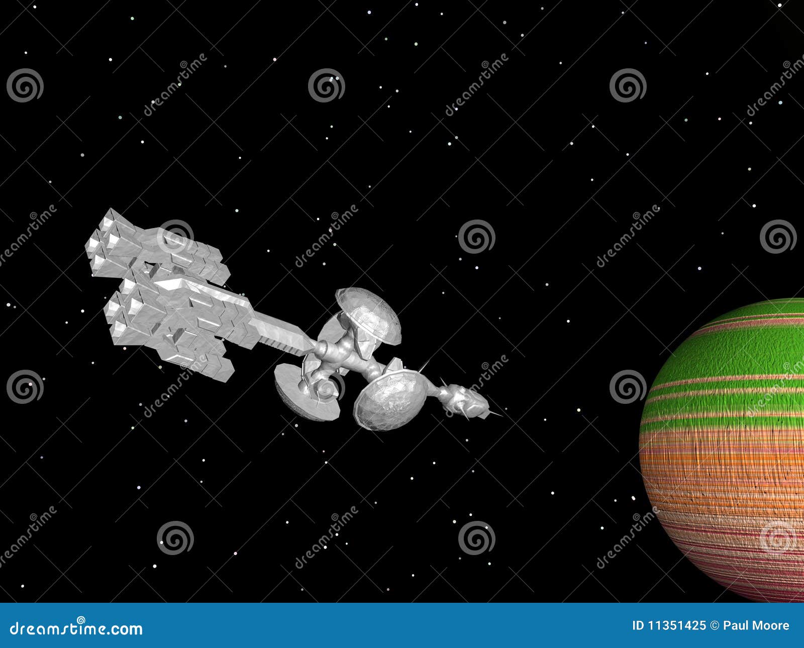Alien Spaceship stock illustration. Illustration of black - 11351425