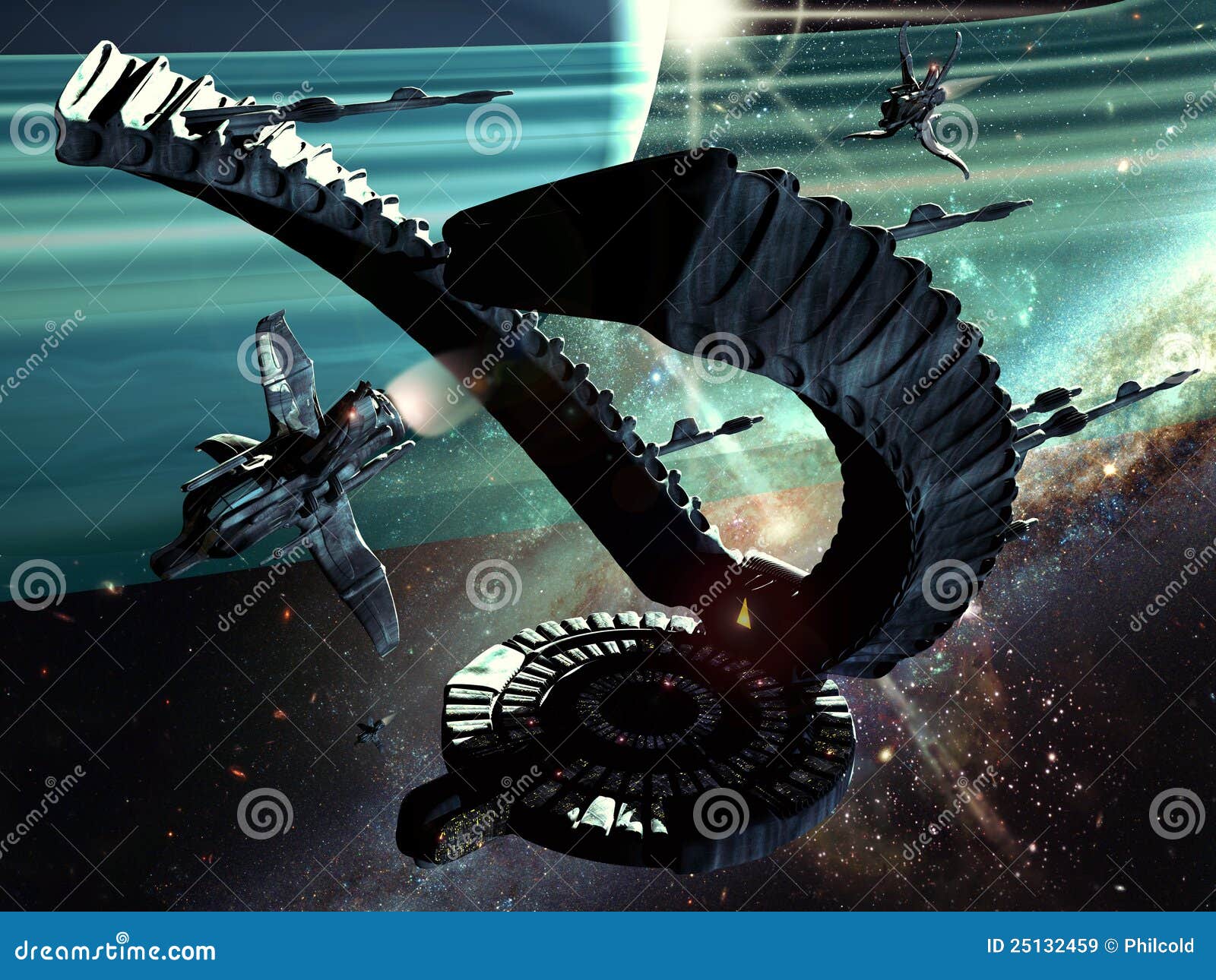 Alien spaceship stock illustration. Image of technology - 25132459