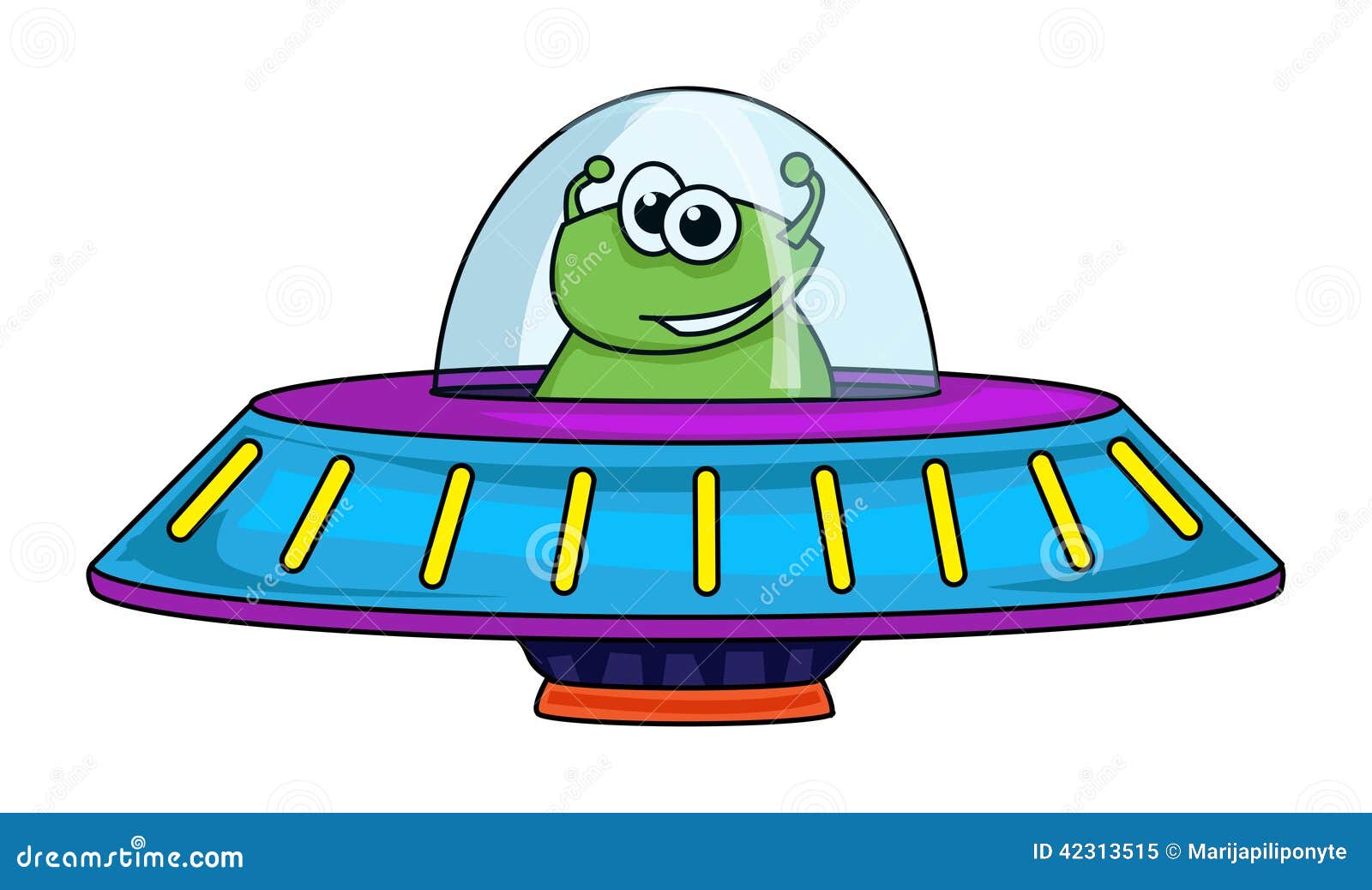Alien spaceship stock illustration. Illustration of cartoon - 42313515 Alien spaceship stock illustration. Illustration of cartoon - 42313515