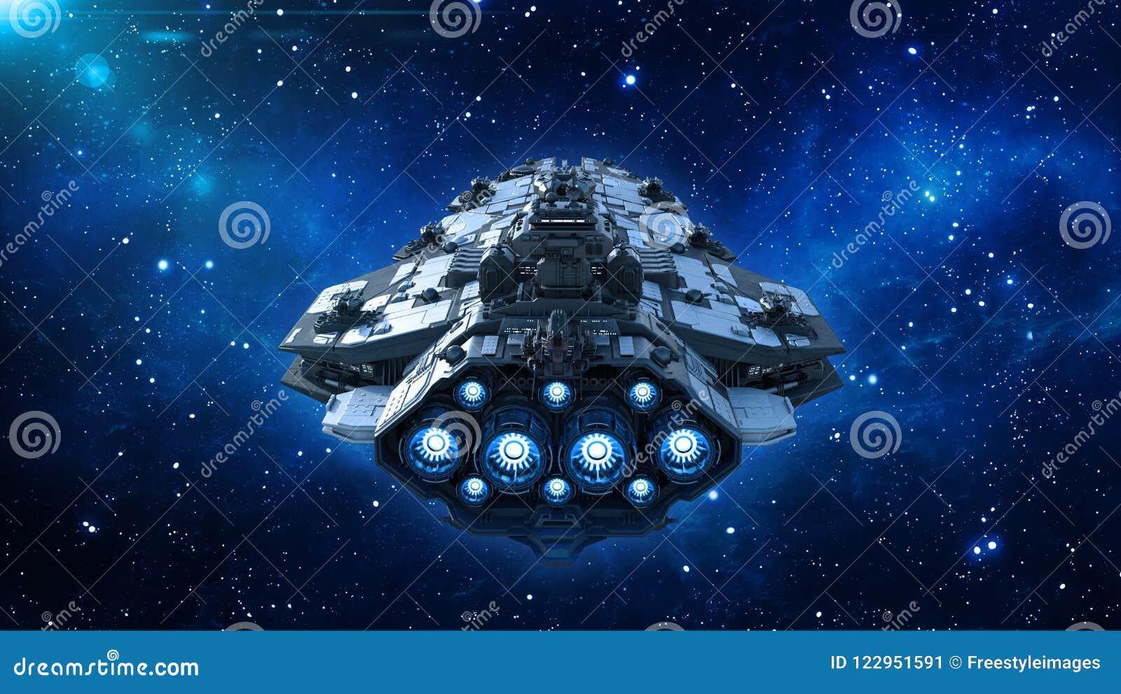 Inside Alien Spaceship