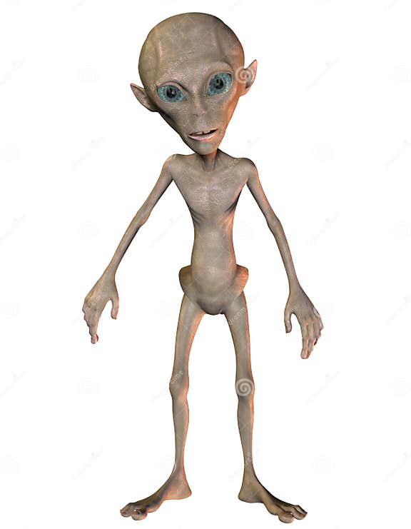 Alien standing stock illustration. Illustration of alien - 27025458