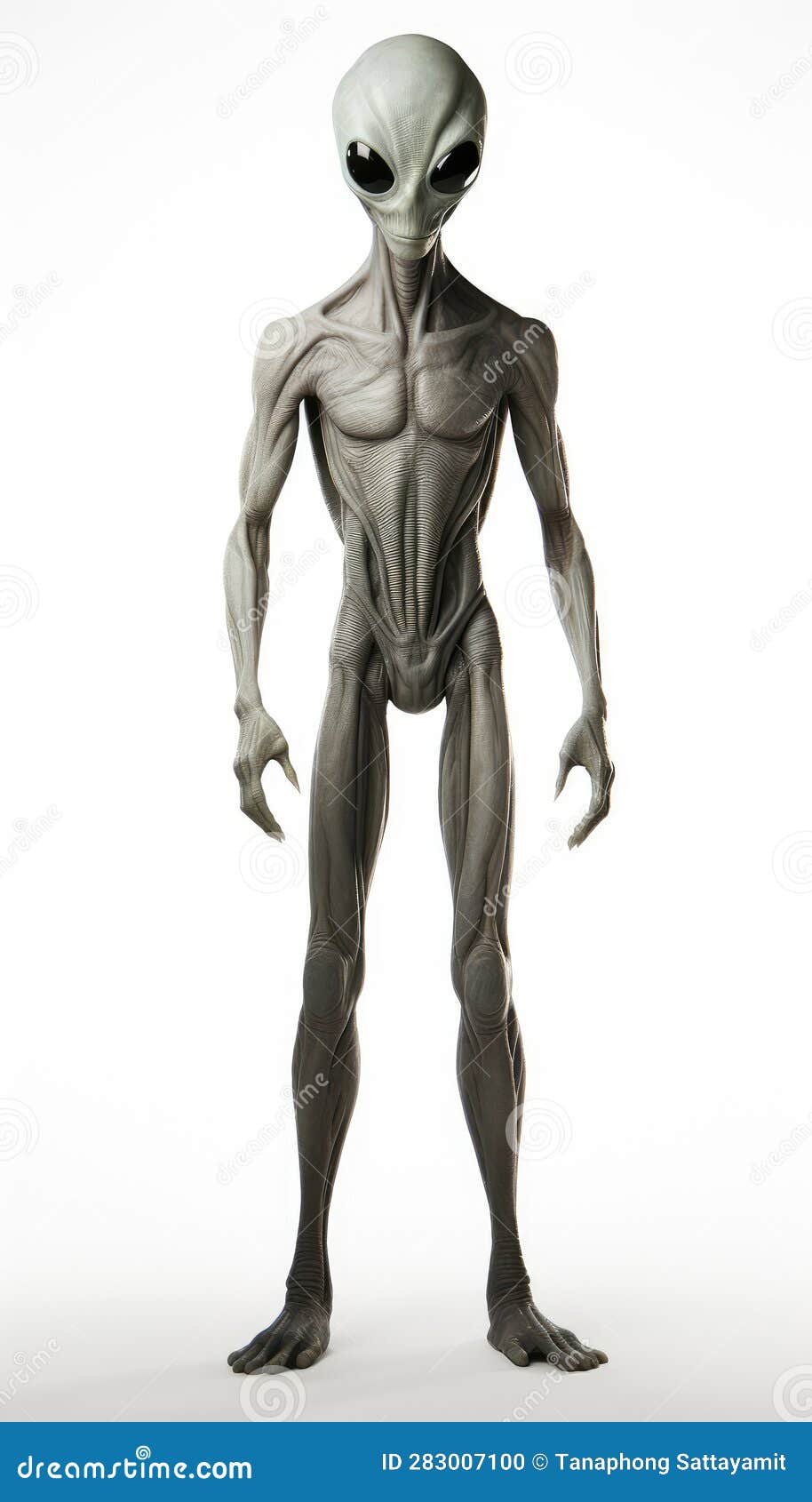 Alien standing stock illustration. Illustration of halloween - 283007100