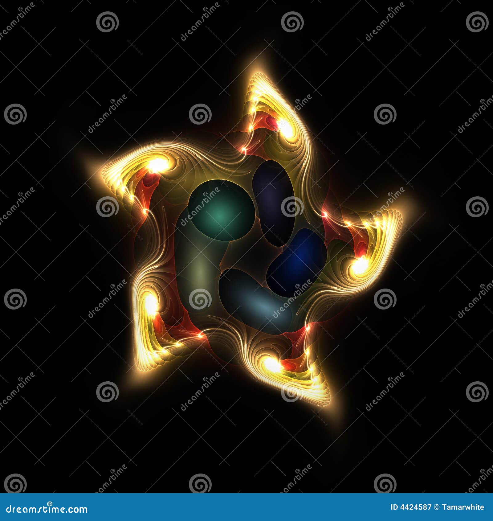 Alien Starfish stock illustration. Illustration of blend - 4424587