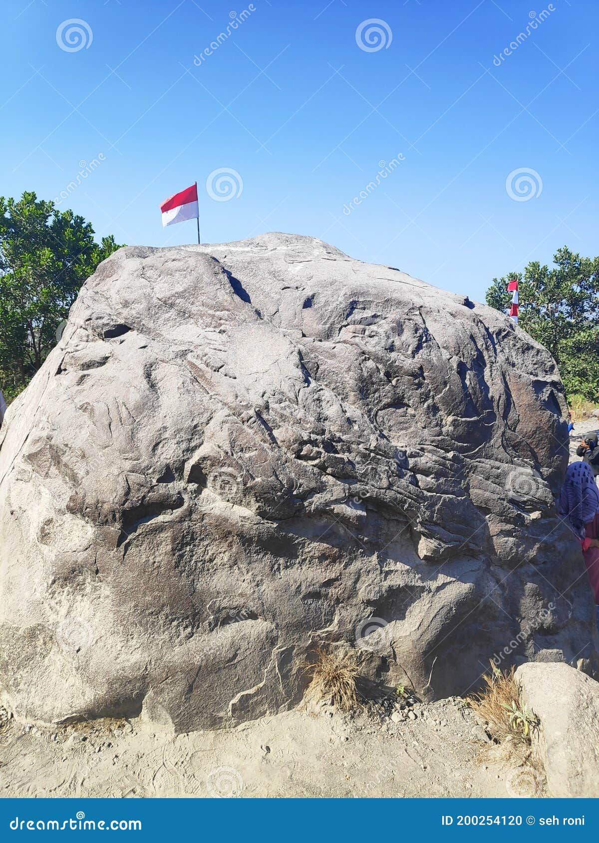 Alien Stone in Merapi& X27;s Mountain Stock Photo - Image of sculpture ...