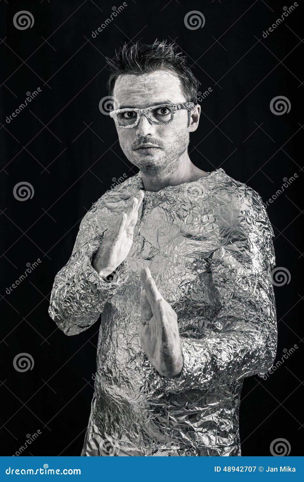 Alien superhero stock image. Image of male, futuristic - 48942707