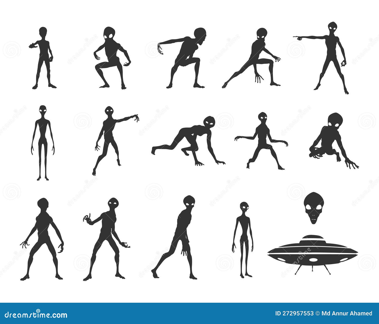 Alien SVG Cut File, Alien Silhouette, Alien Face Svg, Alien Space ...