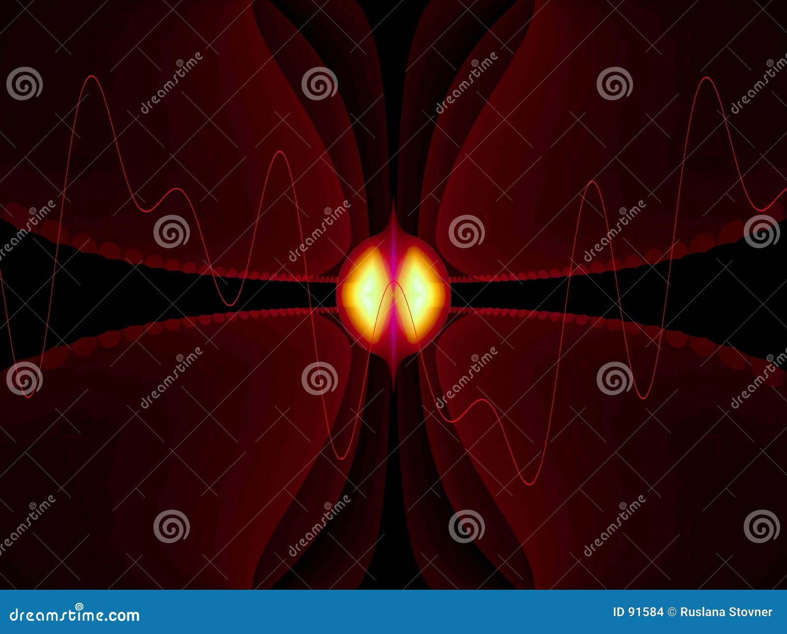 Alien technology stock illustration. Illustration of cyber - 91584