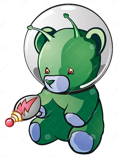 Alien Teddy Bear stock vector. Illustration of character - 17504718