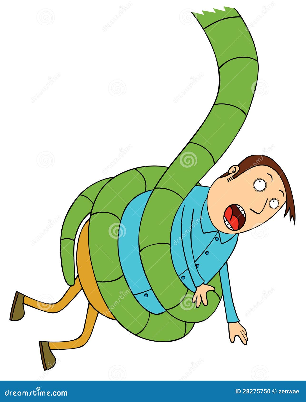 Alien tentacle attack stock vector. Illustration of horror - 28275750