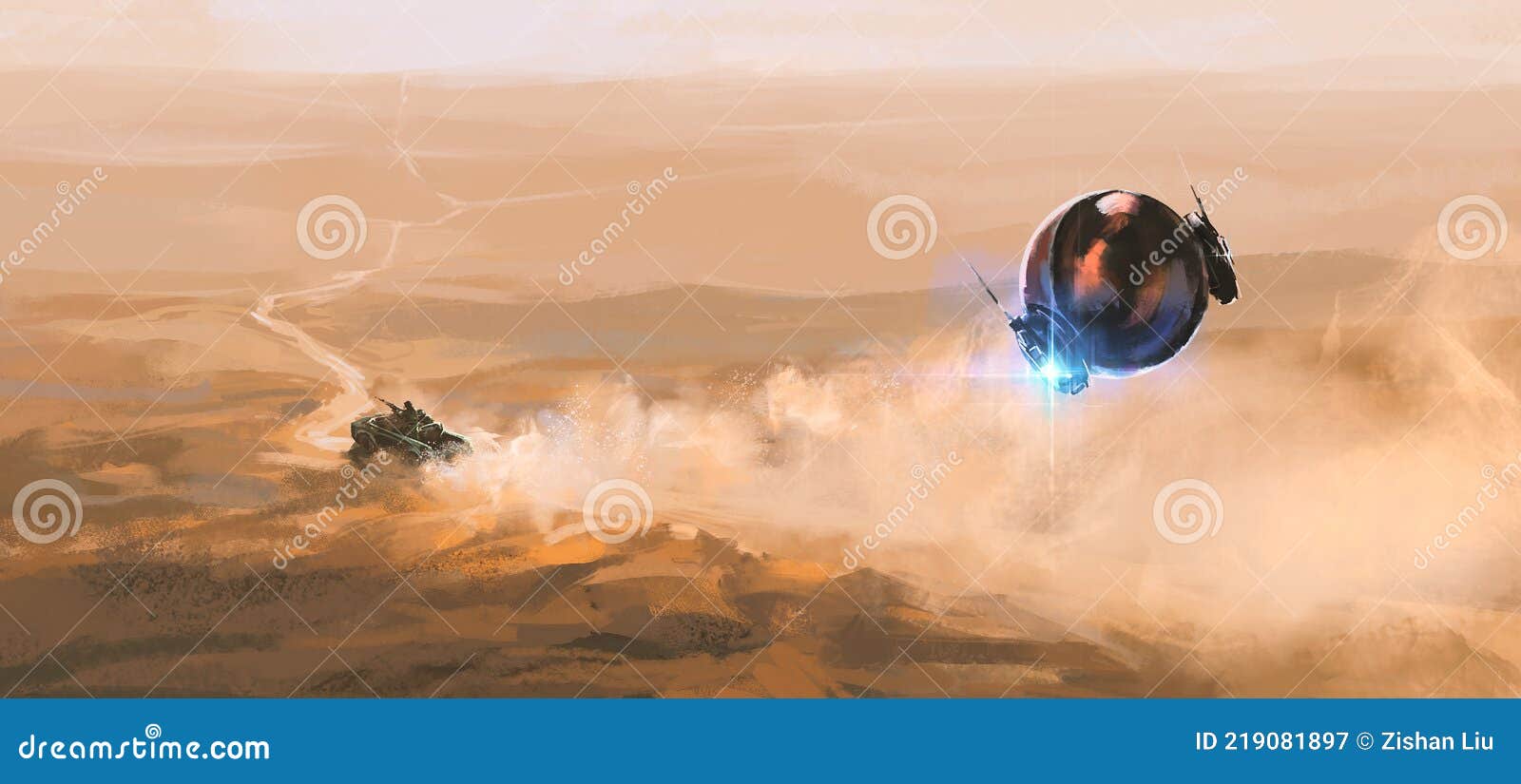 Colonial Desert Home With Pools And Dune Views Royalty-Free Stock ...