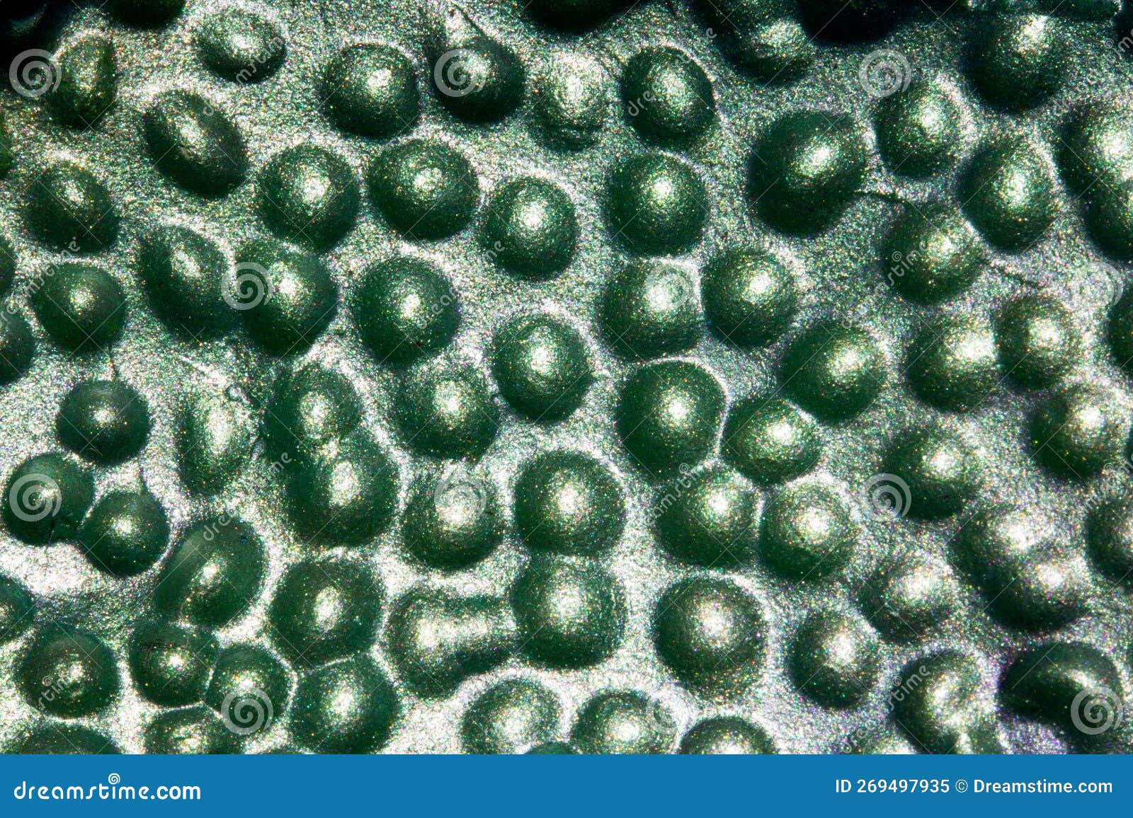 Alien Trypophobia Holes in a Shiny Sci-fi Close Up Background Stock ...