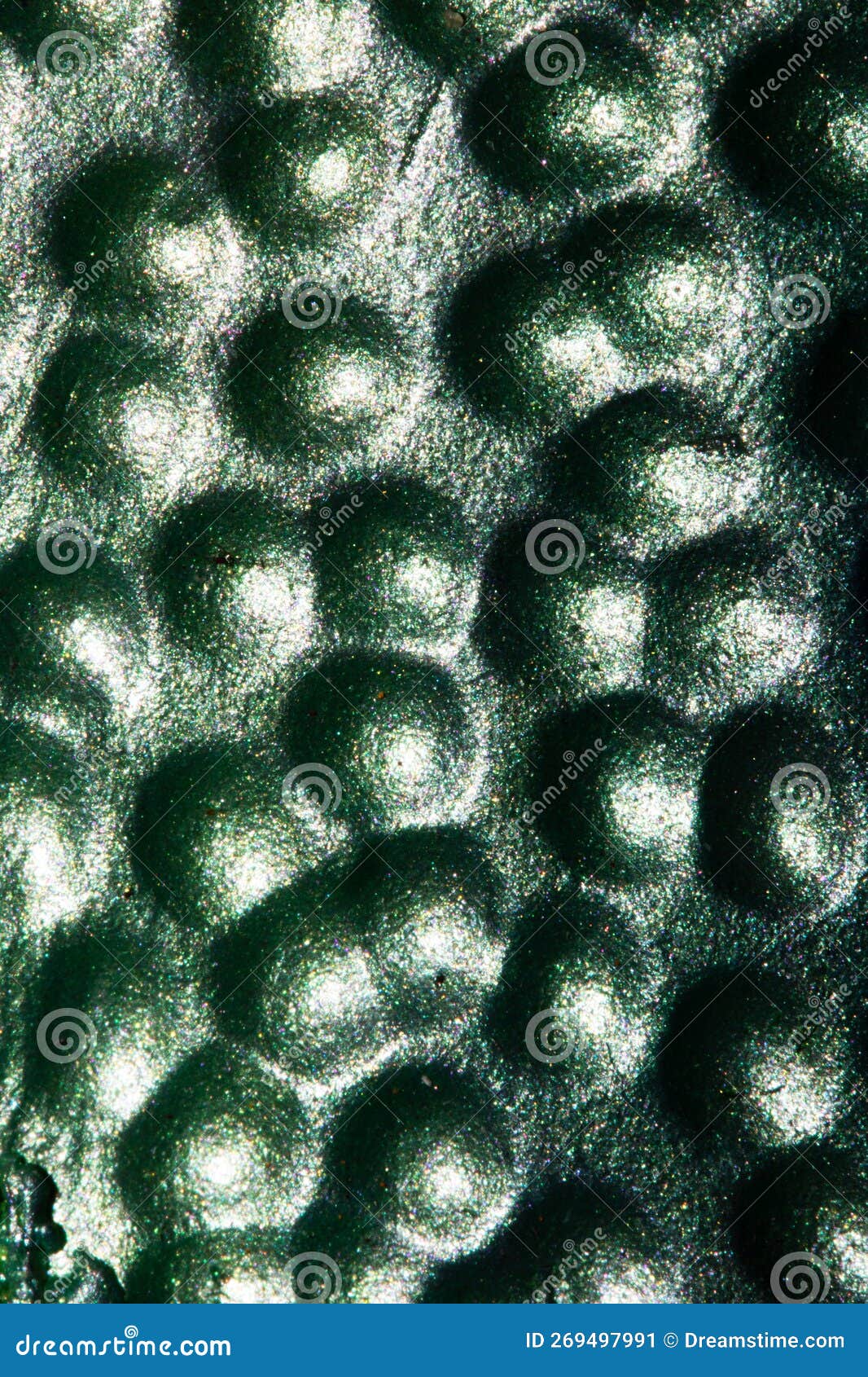 Alien Trypophobia Holes in a Shiny Sci-fi Close Up Background Stock ...