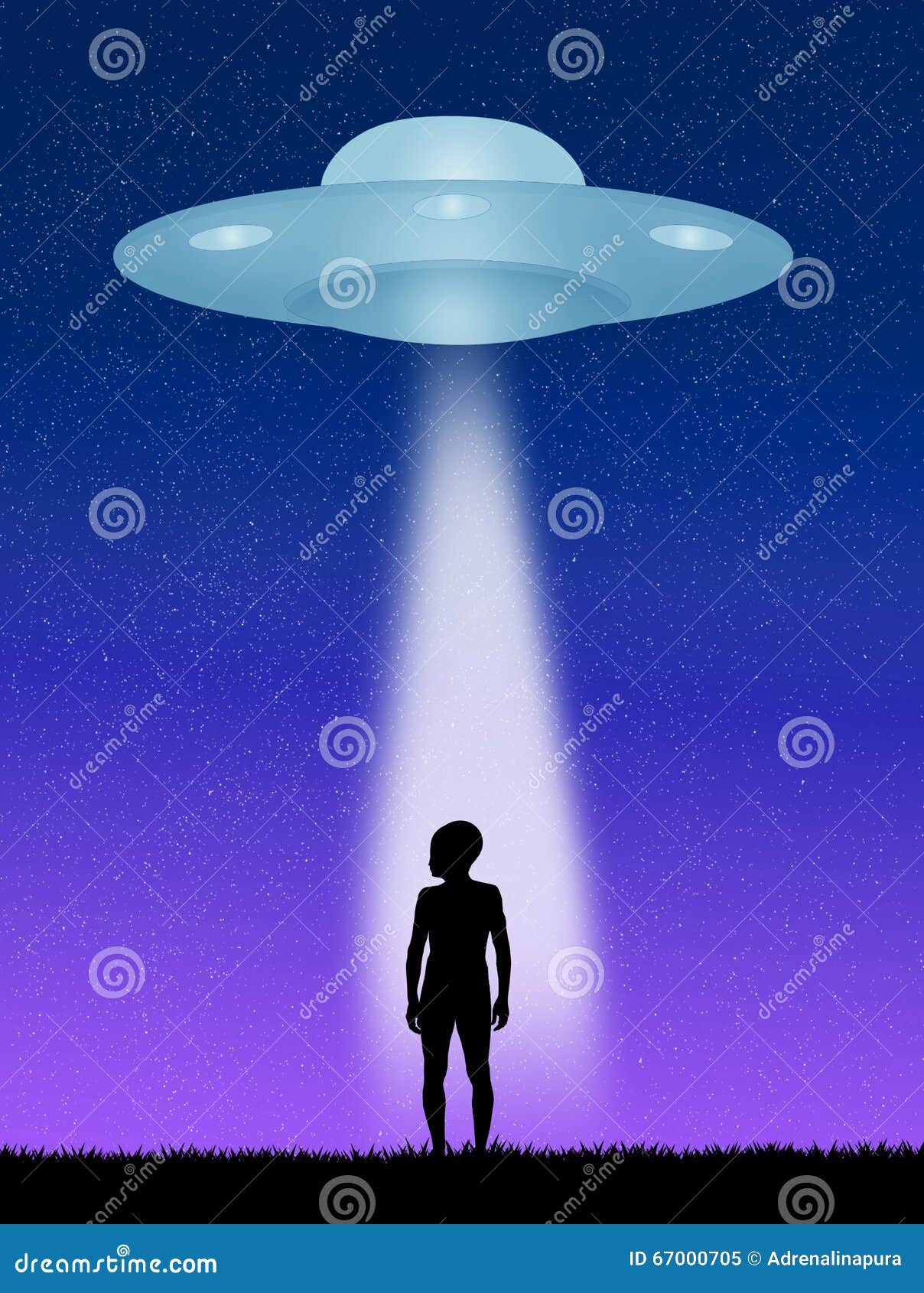 Alien and ufo stock illustration. Illustration of astrology - 67000705