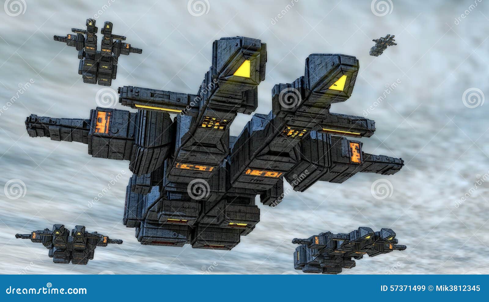 Alien UFO ship stock image. Image of cosmos, design, fantastic - 57371499