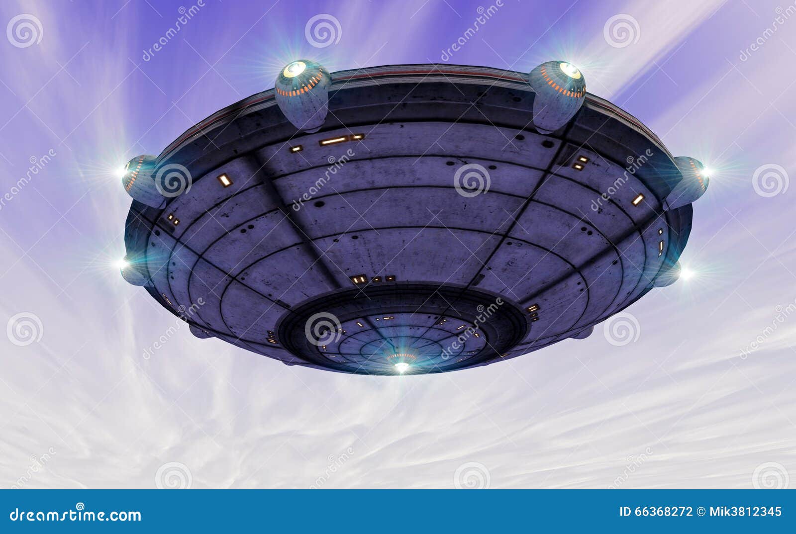 Alien UFO ship stock illustration. Illustration of invasion - 66368272