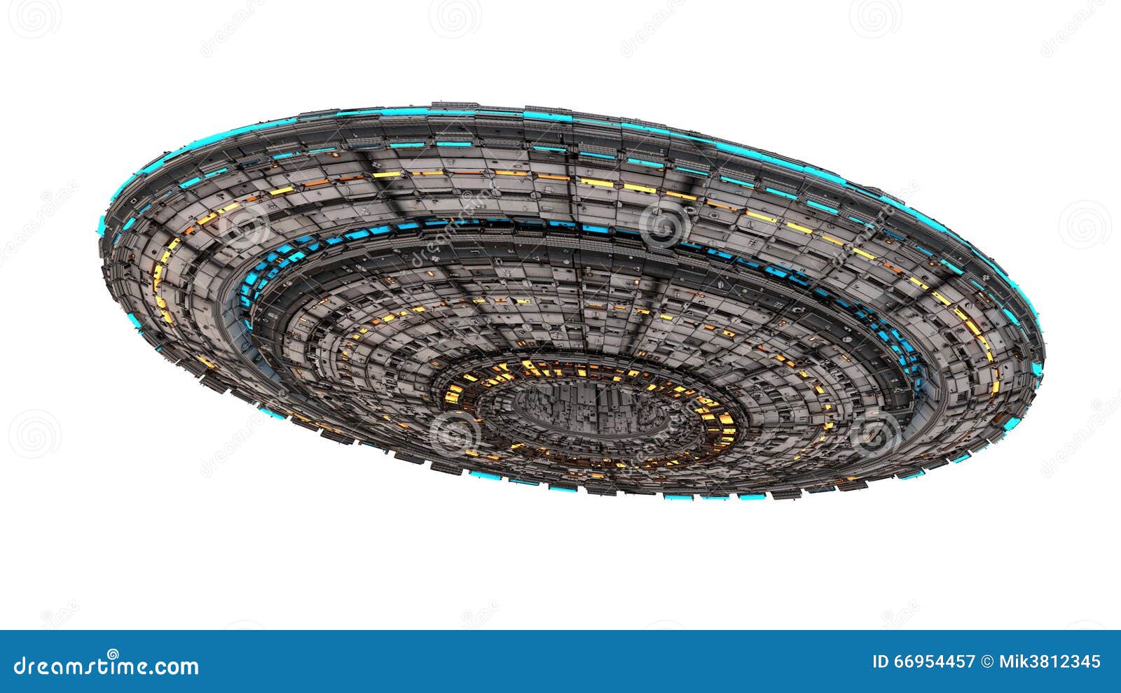 Alien UFO ship stock illustration. Illustration of technology - 66954457
