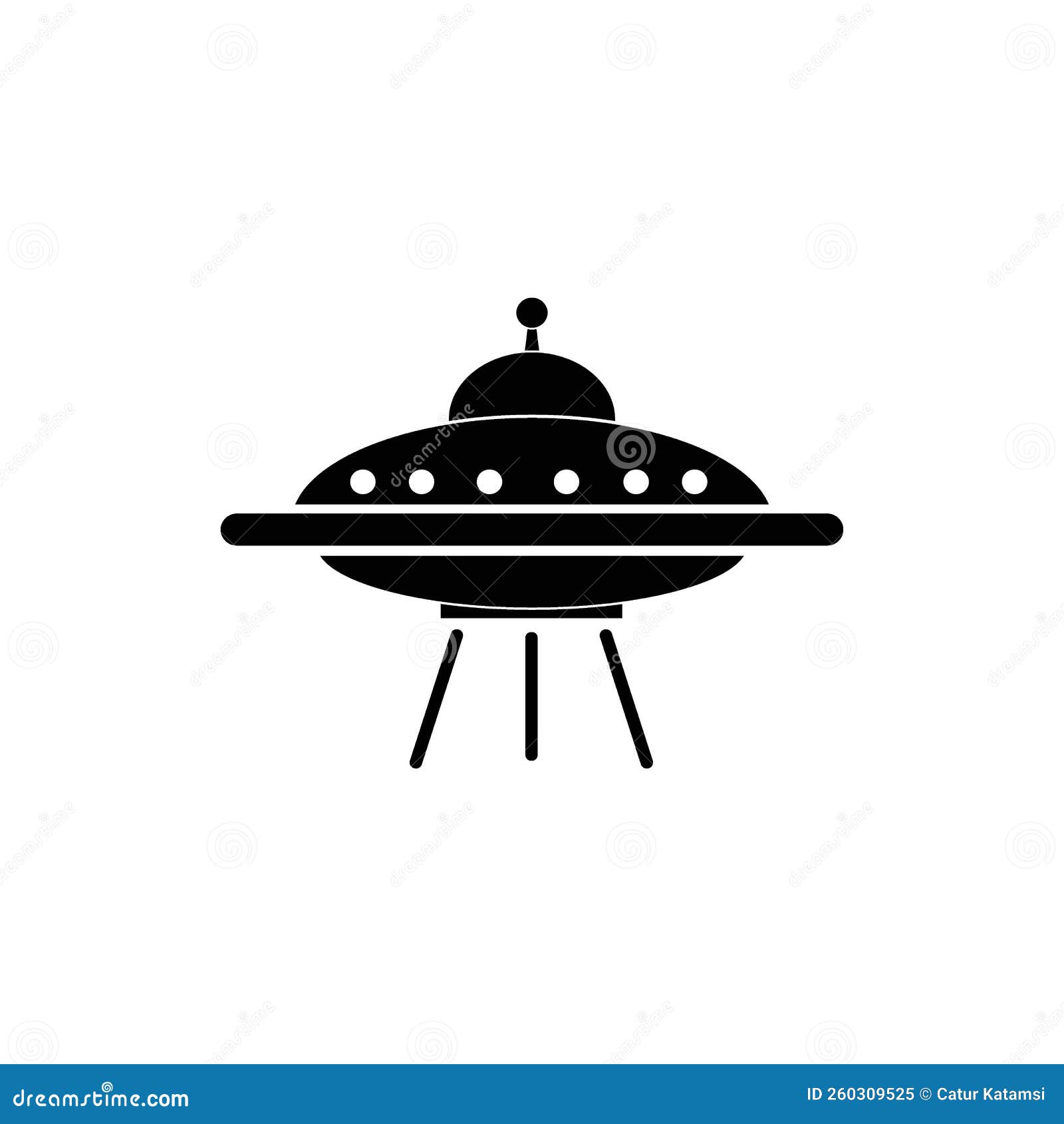 Alien UFOs Icon Logo Vector Stock Illustration - Illustration of ...