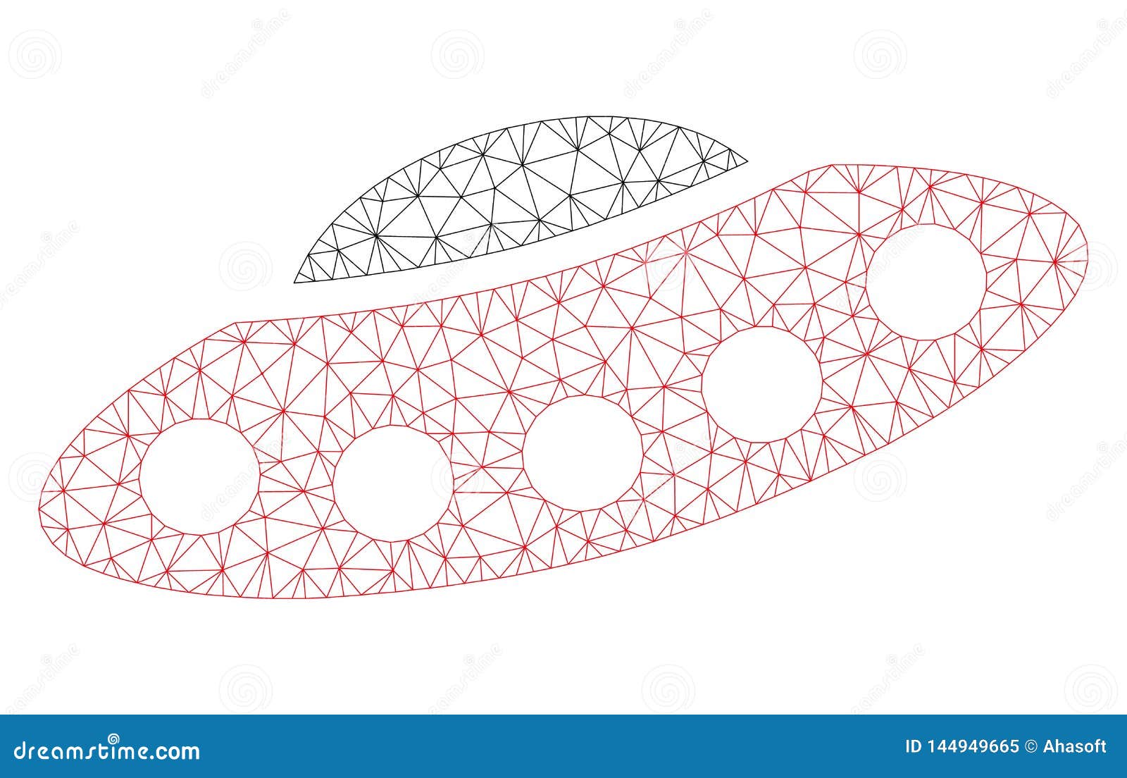 Alien Visitors Spaceship Polygonal Frame Vector Mesh Illustration Stock ... Alien Visitors Spaceship Polygonal Frame Vector Mesh Illustration Stock ...
