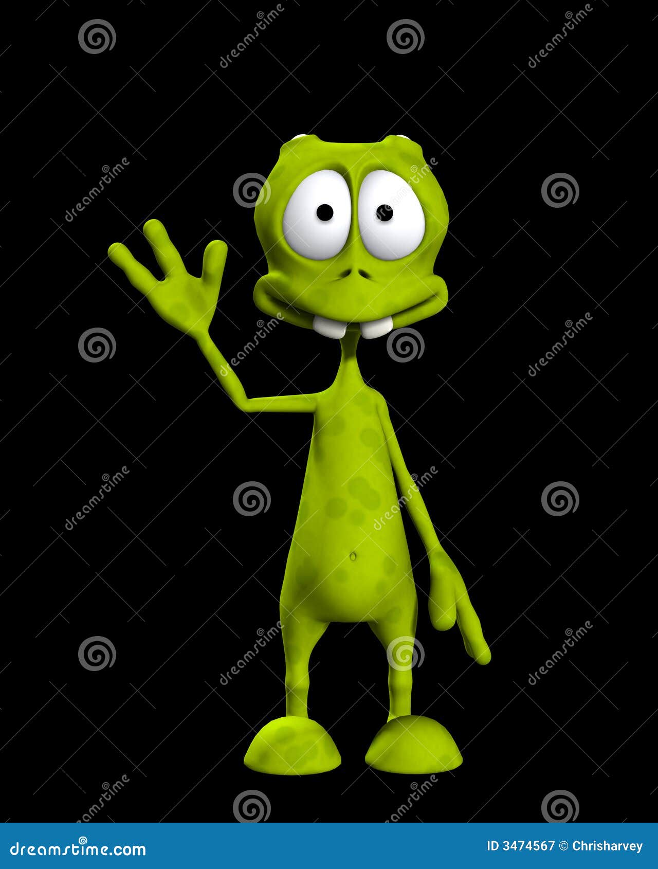 Alien Wave 5 stock illustration. Illustration of figure - 3474567