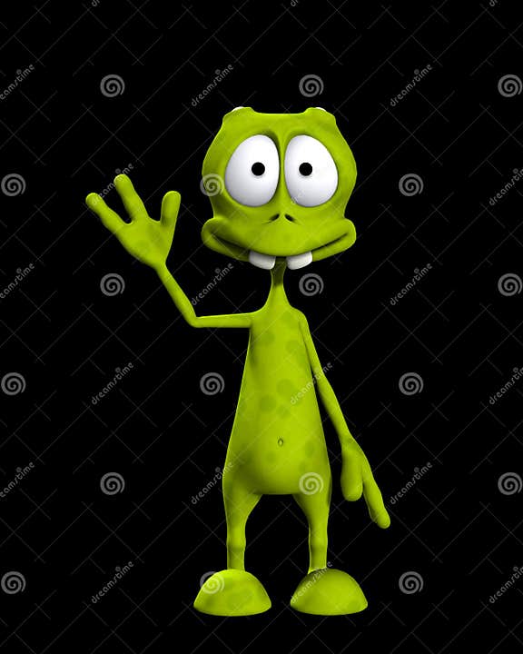 Alien Wave 5 stock illustration. Illustration of figure - 3474567