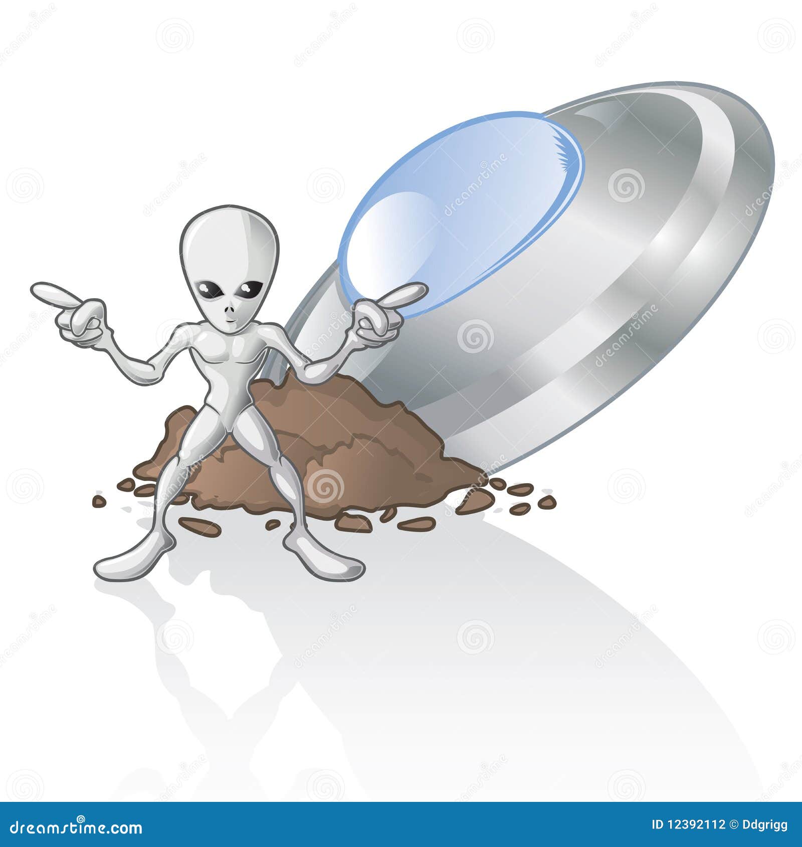 Alien welcome stock vector. Illustration of planet, vector - 12392112